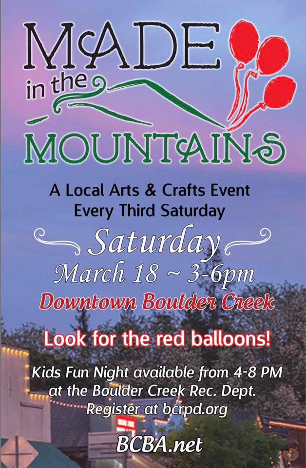Tonight in Boulder Creek: Made in the Mountains « Boulder Creek Insider